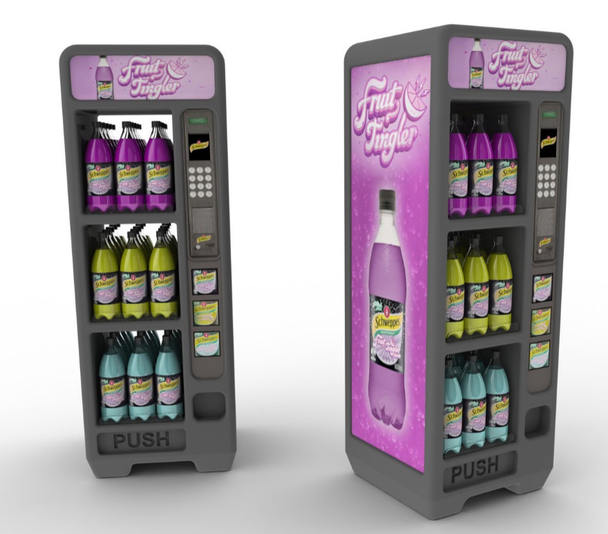 rotational mold vending machine display mold